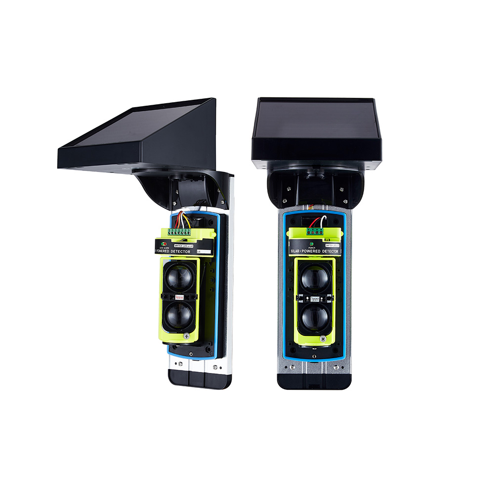 Solar Powered Outdoor Dual Beam Photoelectric Detector (Works with Hub ...